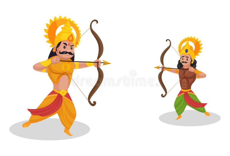 Karna stock vector. Illustration of hasti, duswanta - 107218072