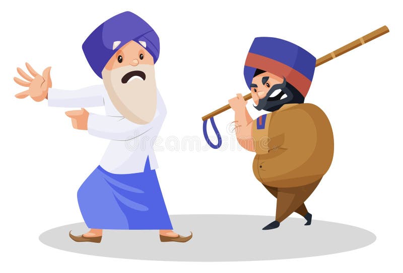 Vector Graphic Illustration of Farmer Protest Stock Vector ...