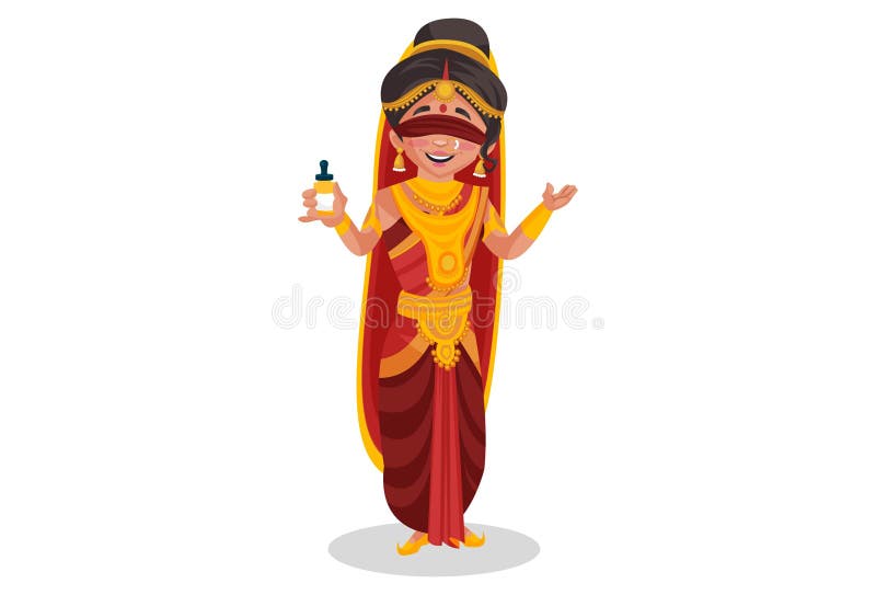 Gandhari Stock Illustrations – 18 Gandhari Stock Illustrations, Vectors ...