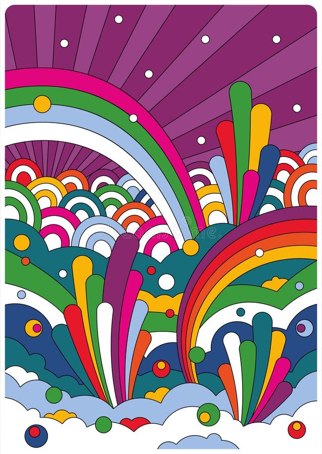 Hippie Poster Sun Rays Stock Illustrations – 147 Hippie Poster Sun Rays ...