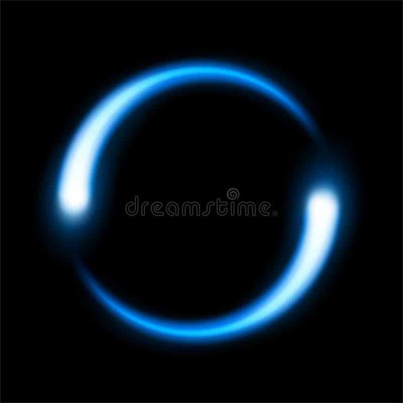 Round Blue Light Twisted, Suitable for Product Advertising, Product ...