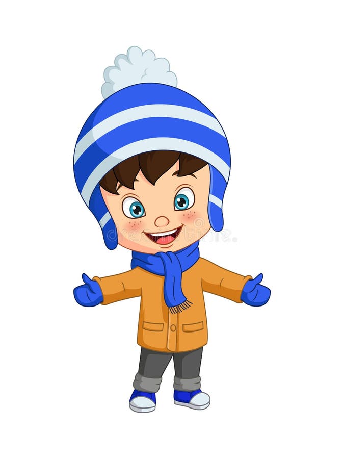 Little Boy Wearing Jacket Cartoon Stock Illustrations – 245 Little Boy ...
