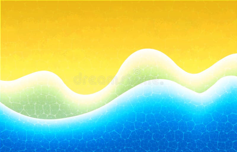 Abstract SSoft Wave of Blue Ocean Basic RGB Stock Vector - Illustration ...