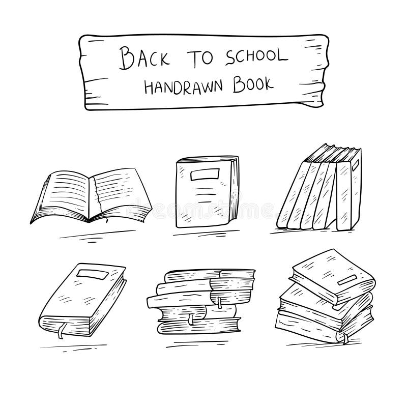 Book Pile Line Art Stock Illustrations – 748 Book Pile Line Art Stock ...