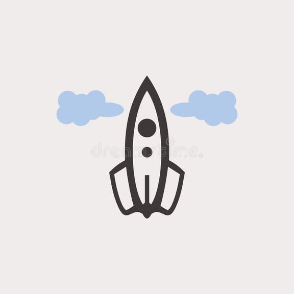 Basic RGB rocket logo stock vector. Illustration of document - 227083797