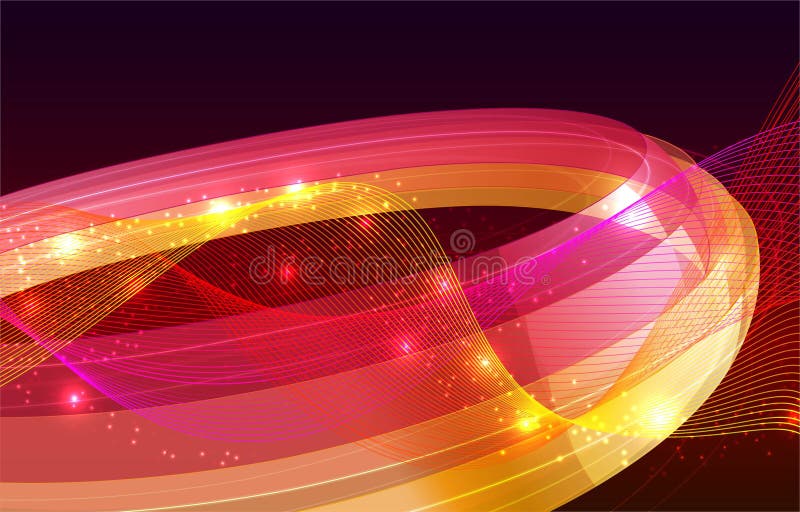 Basic RGB wave logo stock vector. Illustration of label - 227084557