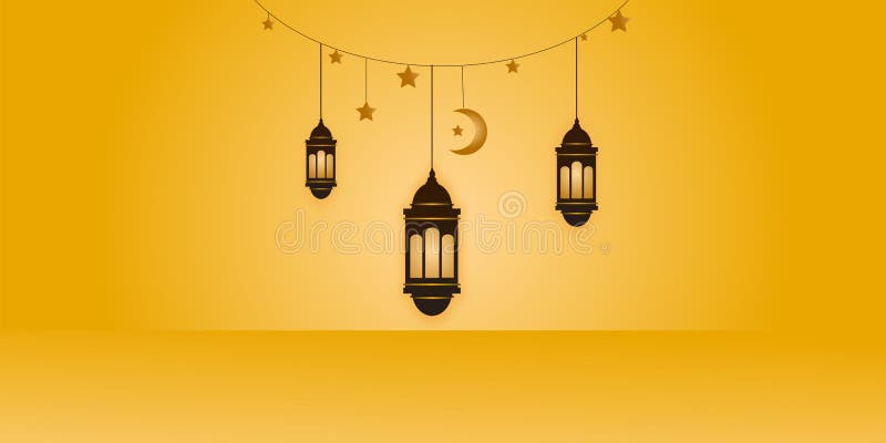 Background Islamic Year Idul Adha and Fitri Stock Illustration ...