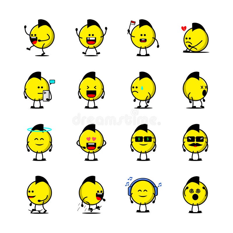 Punk Emoticon Stock Illustrations – 156 Punk Emoticon Stock ...