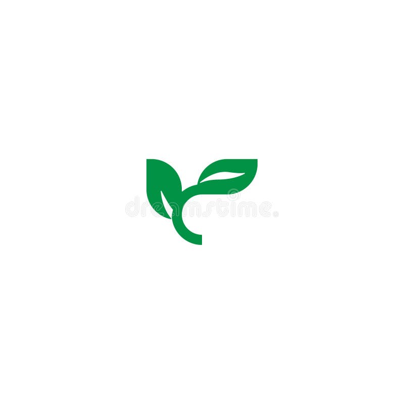 Logo, Symbol, Icon, Company or Business in the Form of a Leaf Geometry ...