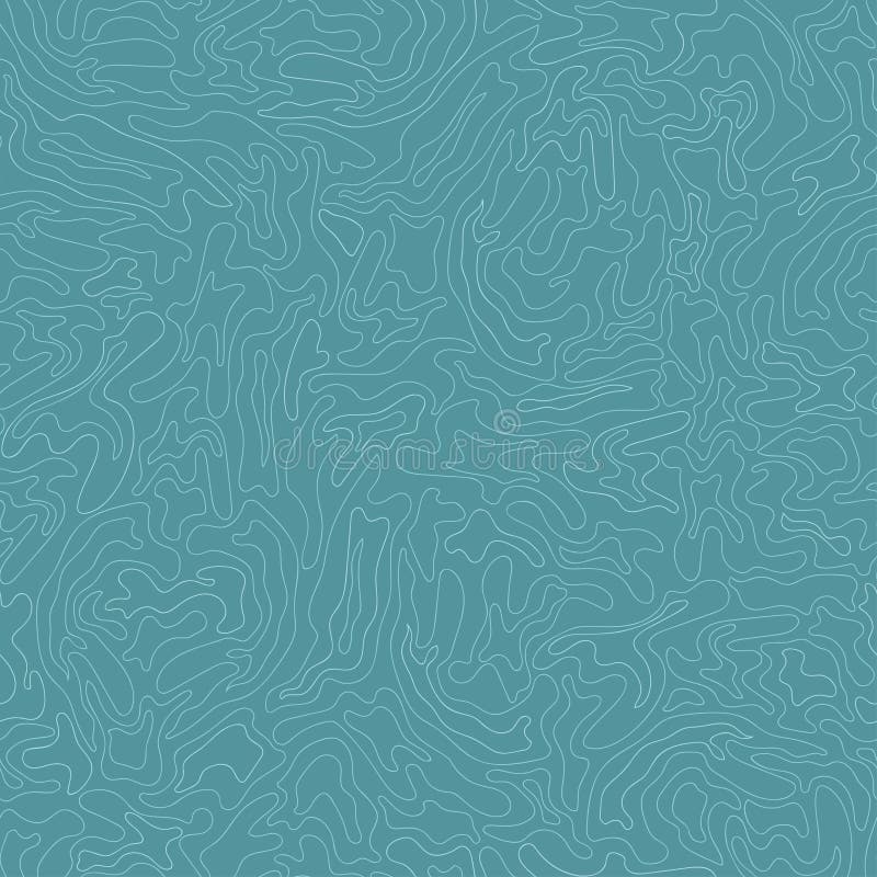 Doodle Light Blue Shapes on Calm Gray-blue Background. Seamless ...