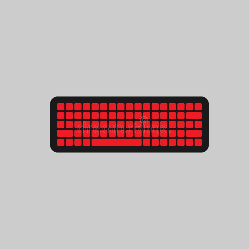 Keyboard Device Wireless Icon Logo Stock Vector - Illustration of ...