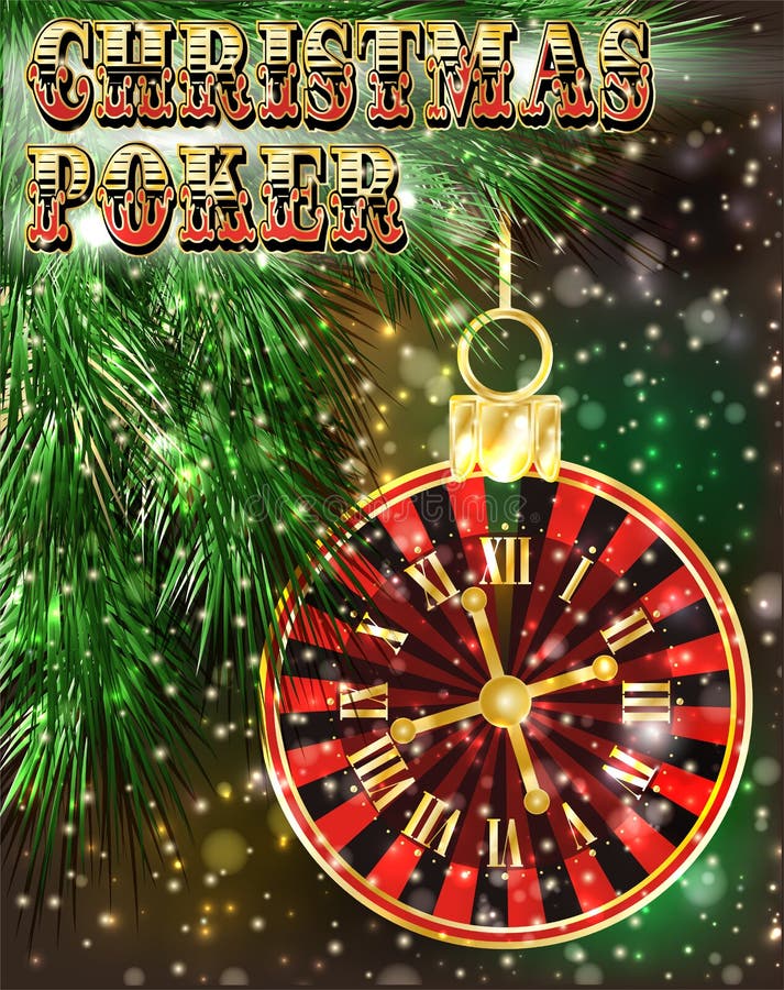 Christmas Casino Party Banner, New Year, Vector Stock Vector ...