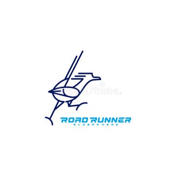 Roadrunner Bird Logo Vector Illustration Design Stock Vector ...