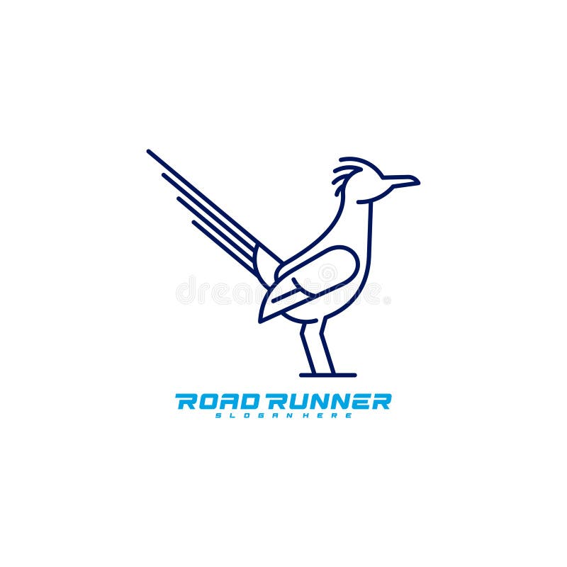 Roadrunner Bird Logo Vector Illustration Design Stock Vector ...