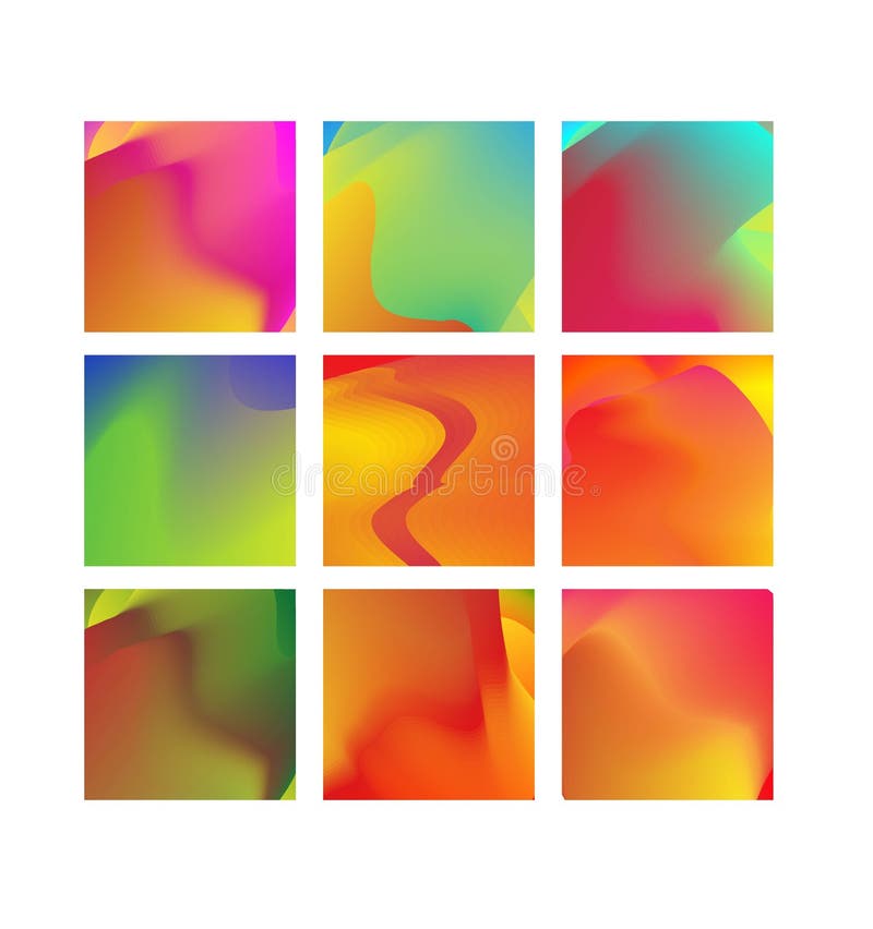 9 Background Color Set Color Basic RGB Stock Vector - Illustration of ...