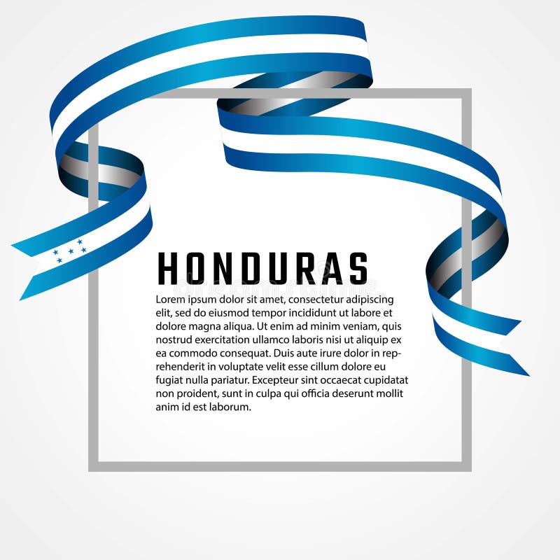 Honduras Flag Ribbon Stock Illustrations – 441 Honduras Flag Ribbon ...