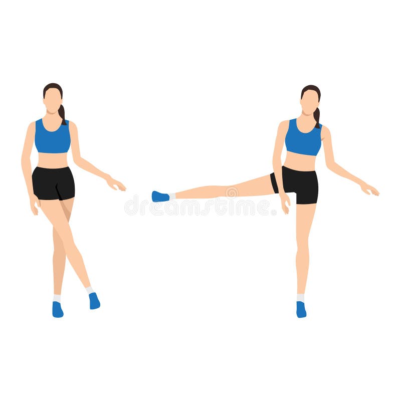 Leg Raises Stock Illustrations – 129 Leg Raises Stock Illustrations ...