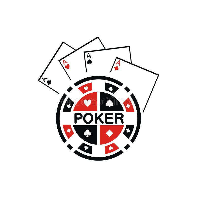 Illustration Vector Graphic of Poker Chip with Poker Card Stock Vector ...