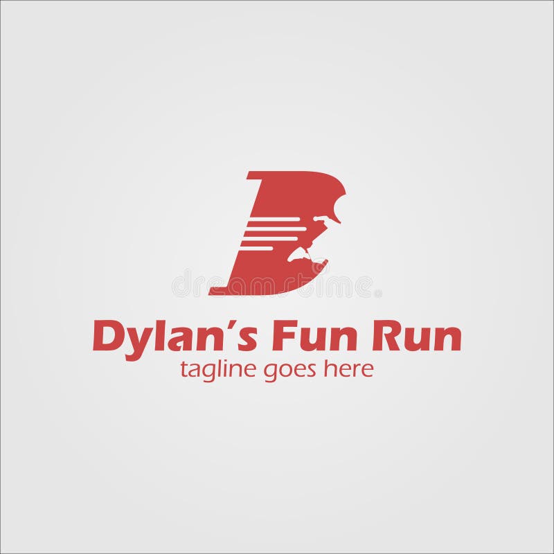 Fun Run Logo Design Template Stock Vector - Illustration of brand ...