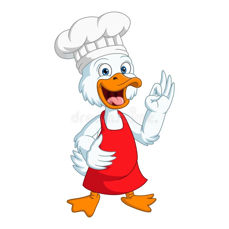 Cartoon Duck Cooking Stock Illustrations – 536 Cartoon Duck Cooking ...