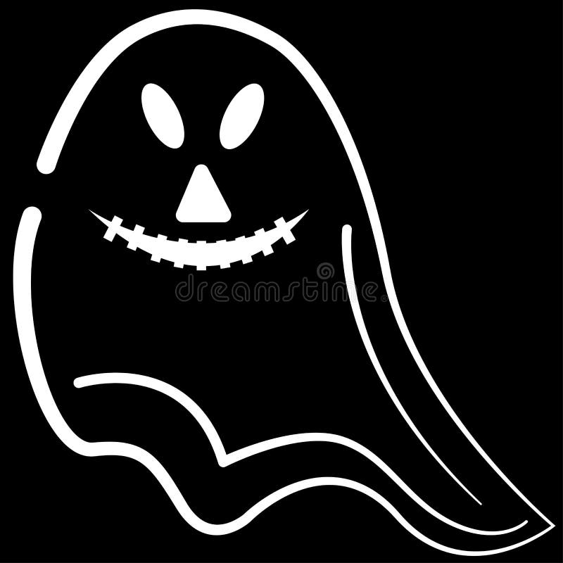 Element Illustration Design Ghost Concept Stock Vector - Illustration ...