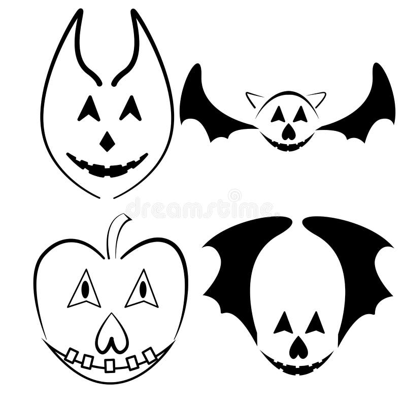 Element Illustration Design Ghost Concept Stock Vector - Illustration ...