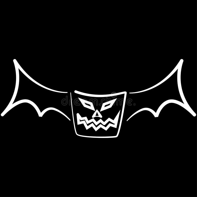 Illustration Halloween Ghost Tree Design Concept Stock Vector ...