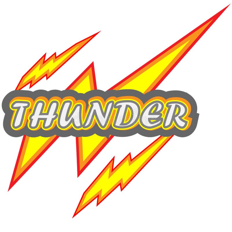 Logo Thunder Word Stock Illustrations – 79 Logo Thunder Word Stock ...