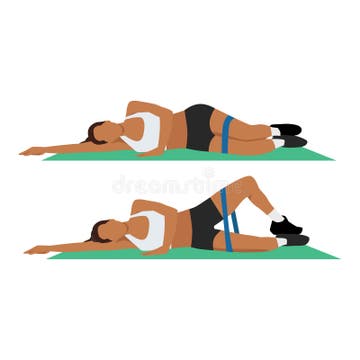 Clamshell Exercise Stock Illustrations – 22 Clamshell Exercise Stock ...