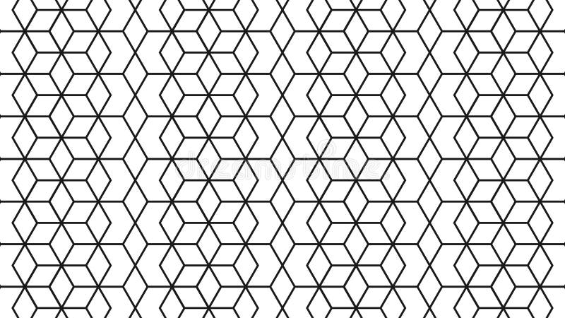 Geometric Seamless Patterns. Abstract Geometric Hexagonal Graphic ...