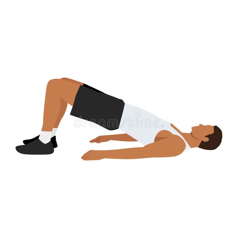 Glute Stretch Stock Illustrations – 145 Glute Stretch Stock ...