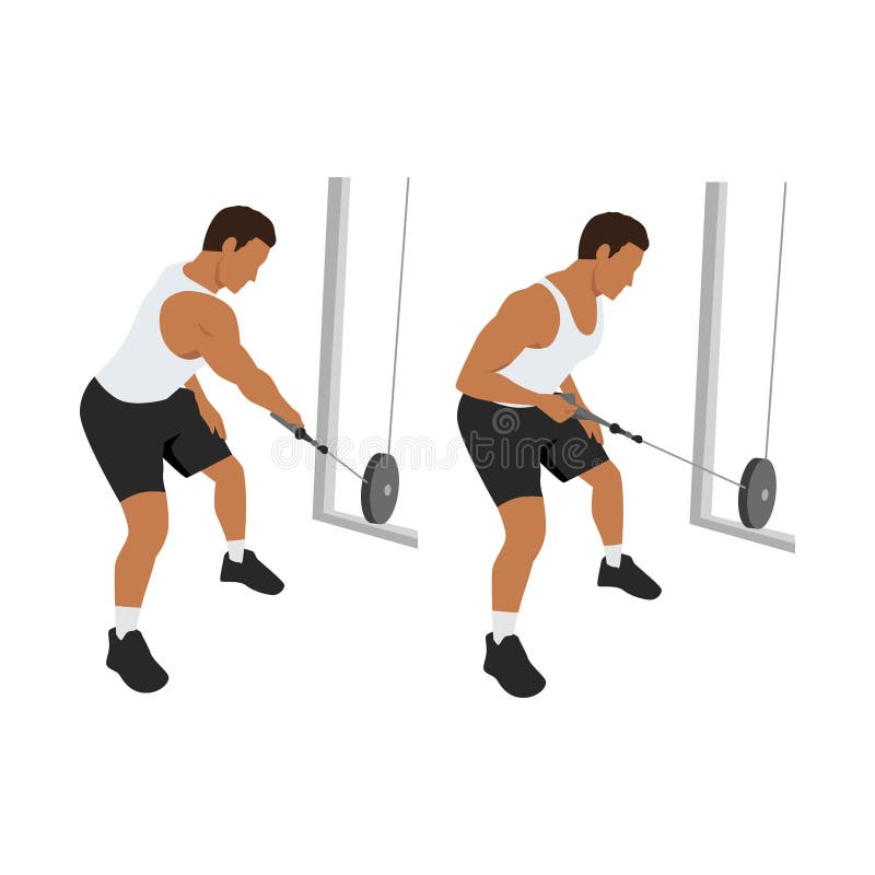 Cable Exercise Stock Illustrations – 379 Cable Exercise Stock ...