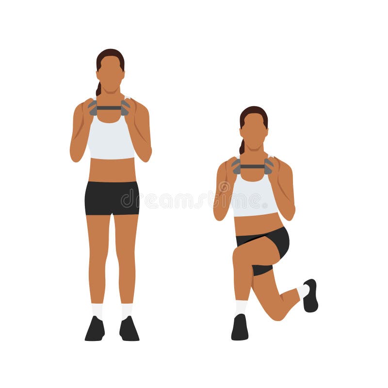 Dumbbell Side Lunge Stock Illustrations – 29 Dumbbell Side Lunge Stock ...