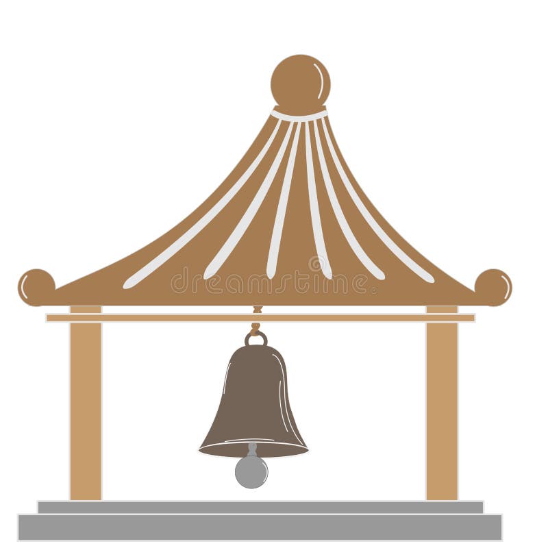 Illustration Design of a Bell Home Stock Vector - Illustration of ...