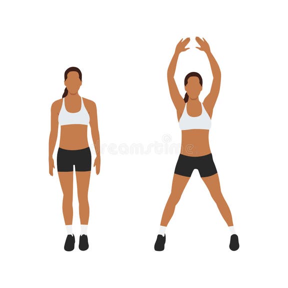 Jumping Jacks Stock Illustrations – 144 Jumping Jacks Stock ...