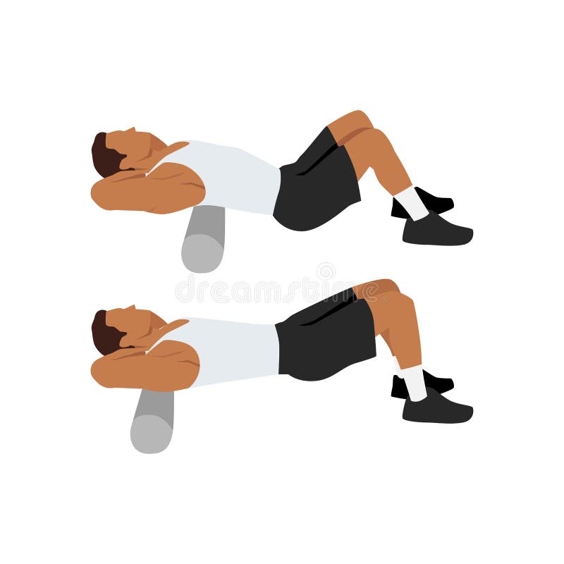 Upper Back Stretch Stock Illustrations – 39 Upper Back Stretch Stock ...