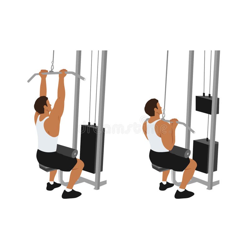 Lat Pulldowns Stock Illustrations – 10 Lat Pulldowns Stock ...
