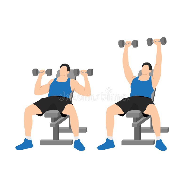 Bench Tricep Stock Illustrations – 130 Bench Tricep Stock Illustrations ...