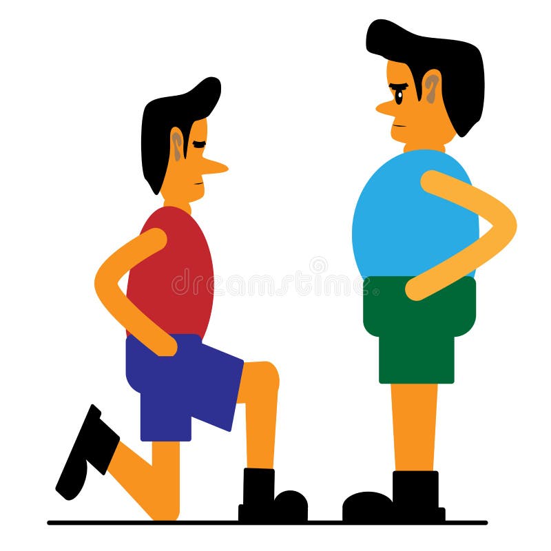 Cartoon Character Design from Side Picture Stock Vector - Illustration ...