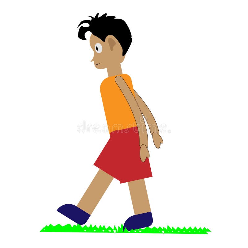 Cartoon Character Design from Side Picture Stock Vector - Illustration ...