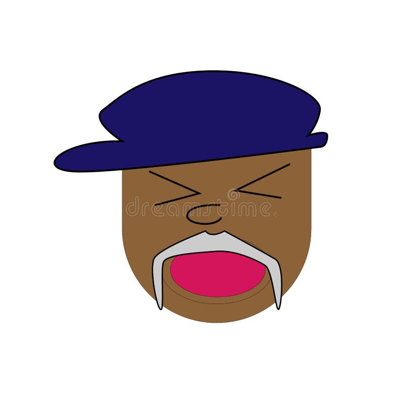 Cartoon Character Concept with Happy Face Stock Vector - Illustration ...