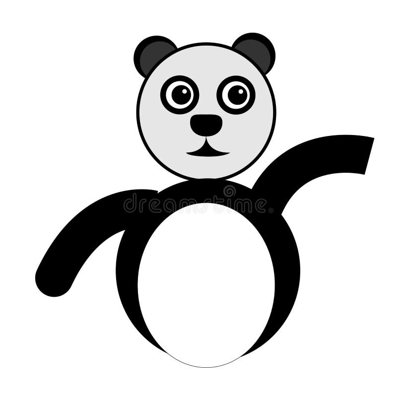 Illustration Design of Panda Concept Stock Vector - Illustration of ...
