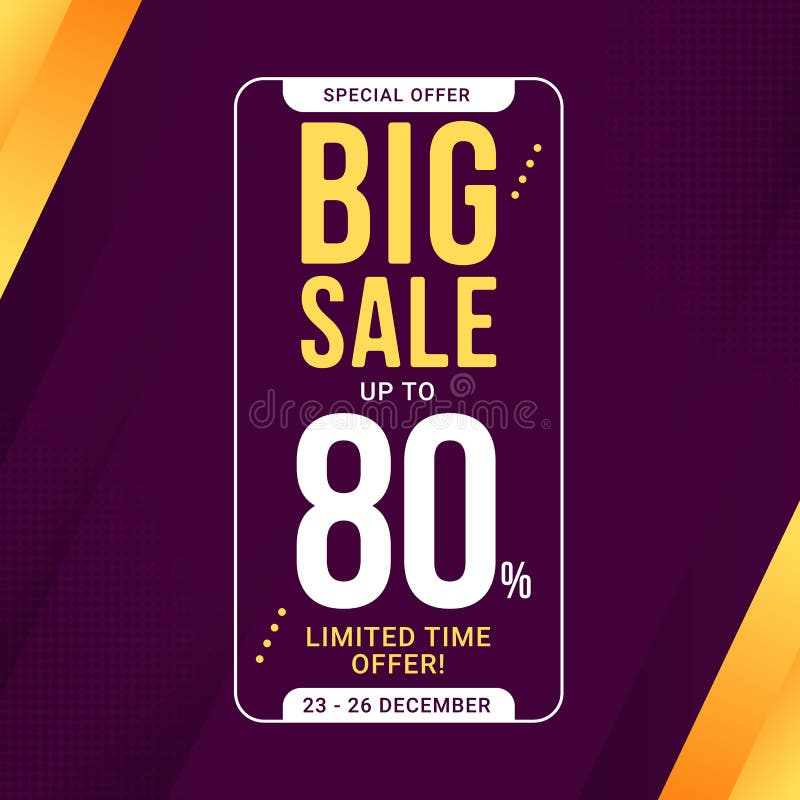 Big Sale Sticker Badge Discount Prices for Store Promotion Vector Stock ...