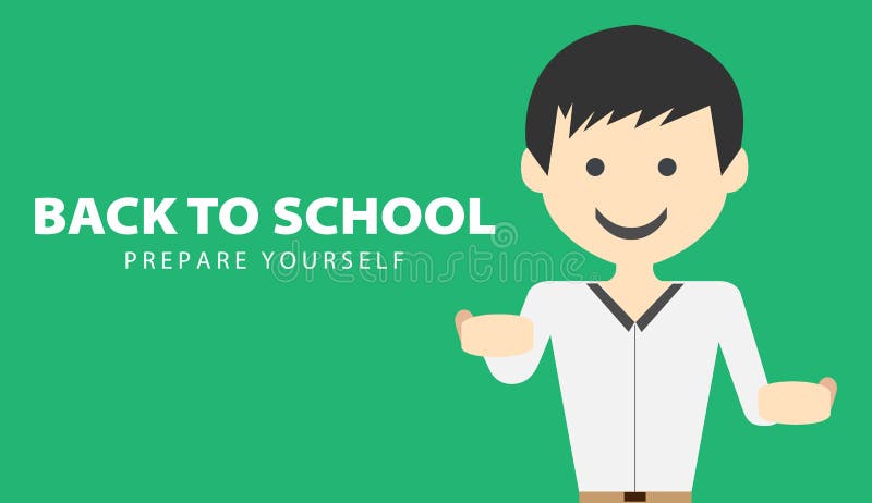 Back To School Prepare Yourself. Vector Illustration Stock Vector ...