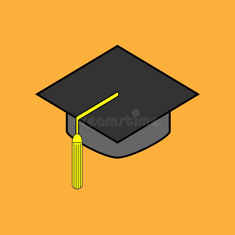 An Illustration Collection of Bachelor Cap Icons Used in Elementary ...