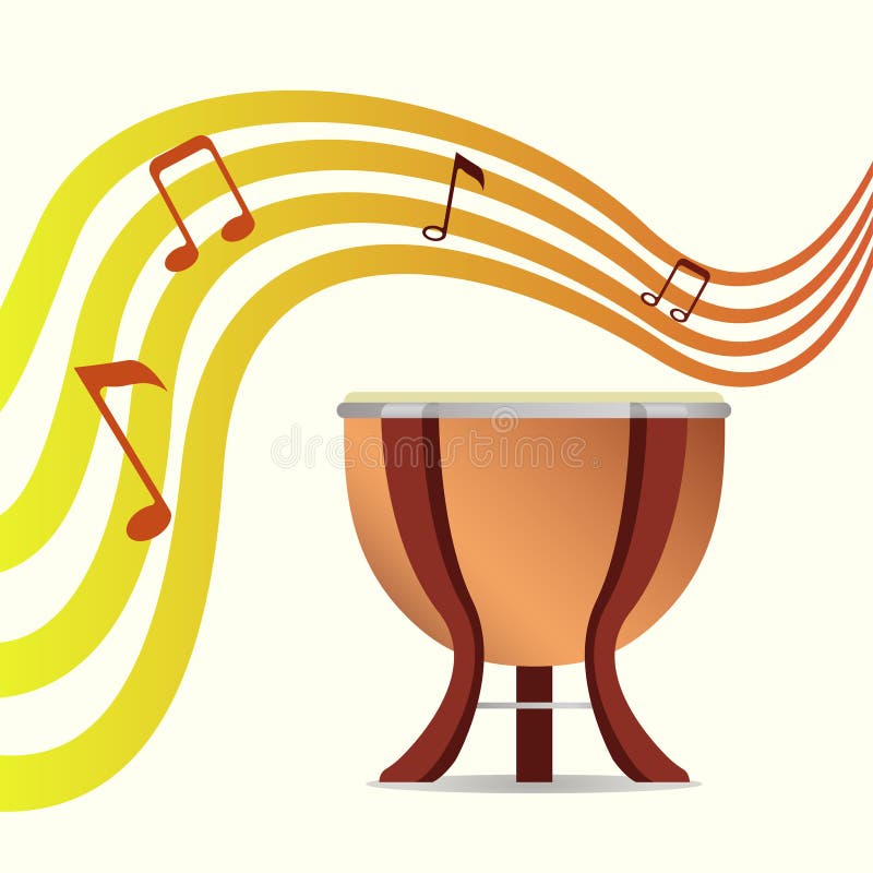 Timpani Vector Illustration. Orchestra Percussion Musical Instrument ...