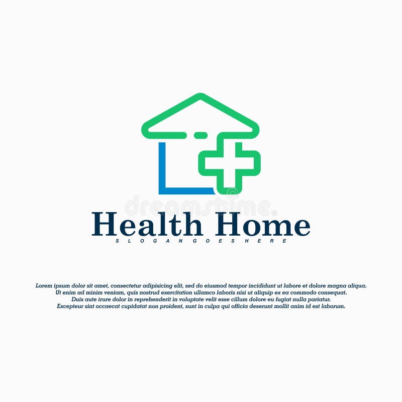 Health Home Logo Icon Design Vector Concept Template. Stock Vector ...