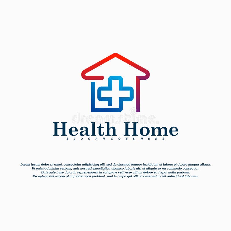 Health Home Logo Icon Design Vector Concept Template. Stock Vector ...
