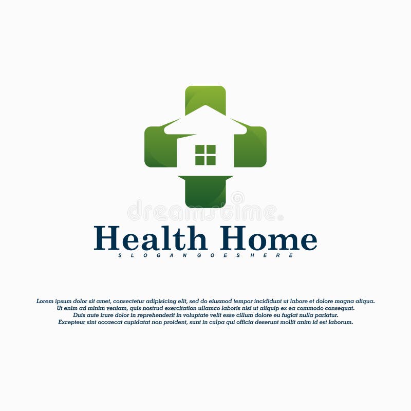 Healthy Logo with Plus Sign Stock Vector - Illustration of property ...