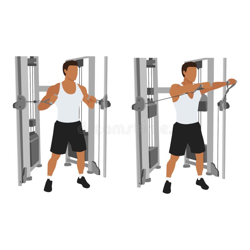 Cable Exercise Stock Illustrations – 379 Cable Exercise Stock ...